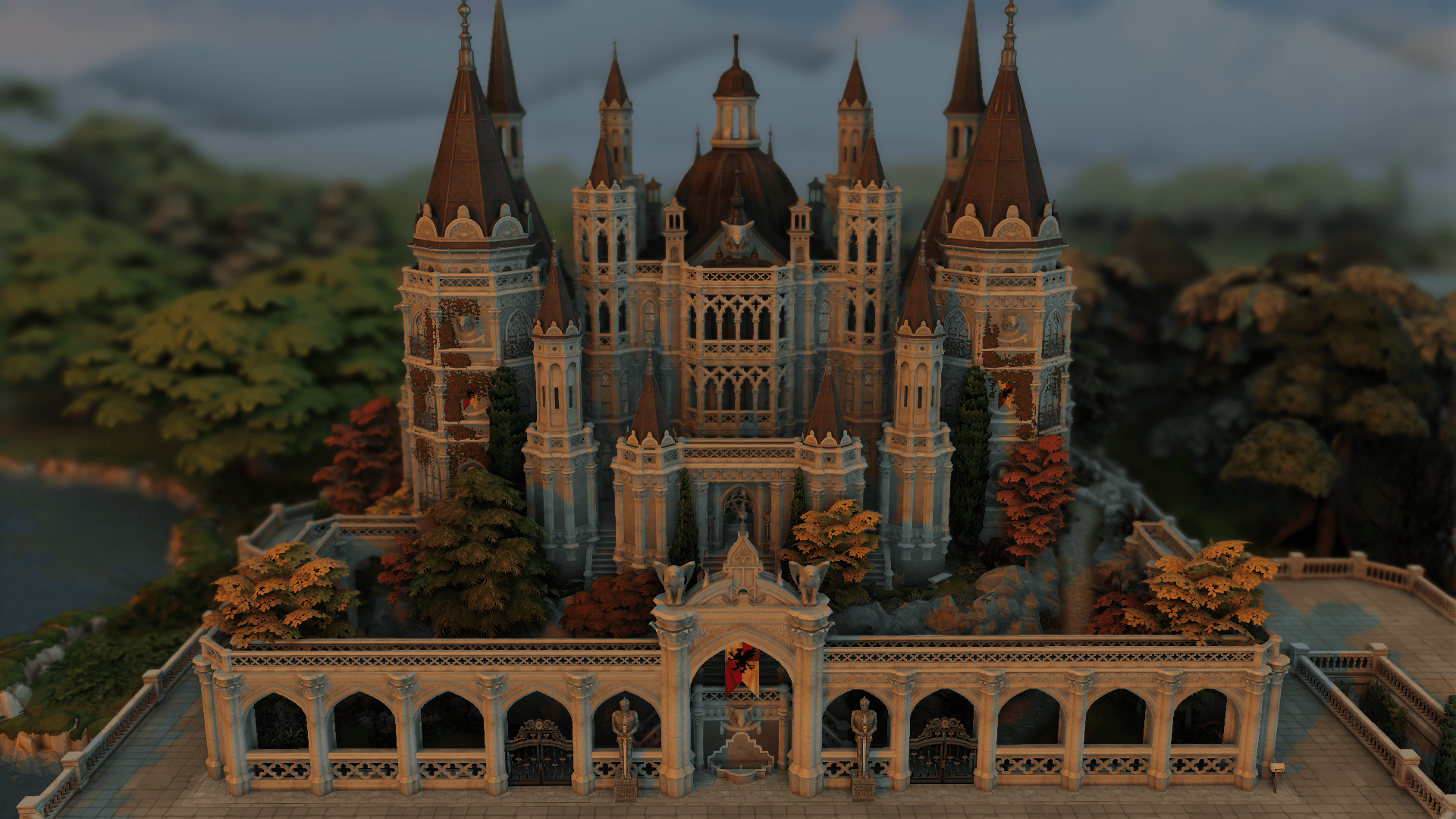 Beron's Autumn Court Gothic Castle - The Sims 4 Rooms / Lots - CurseForge