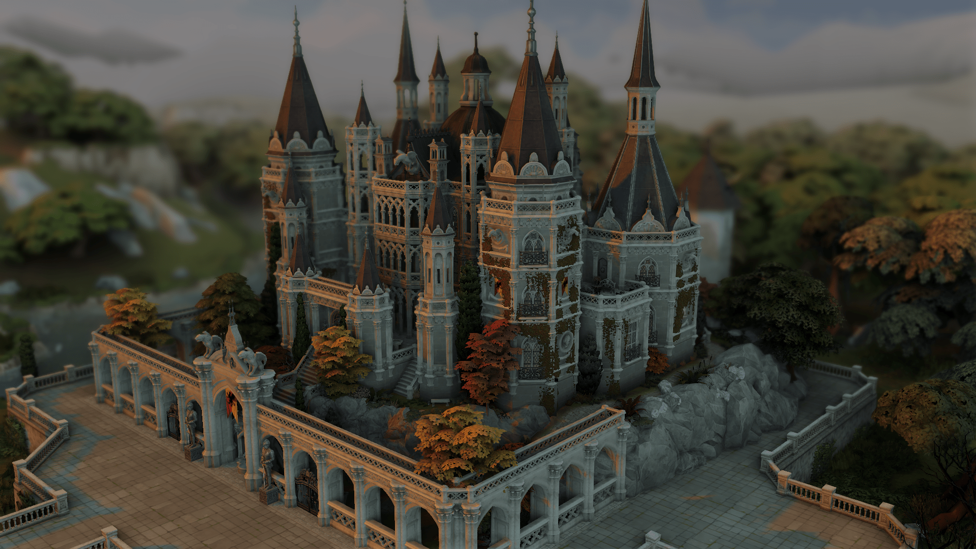 Beron's Autumn Court Gothic Castle - Gallery - The Sims 4 Rooms / Lots ...