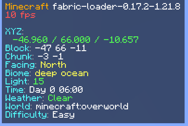 Improved F3 - Minecraft Mods - CurseForge