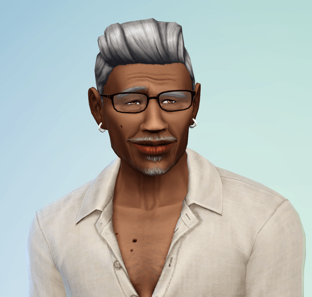 Elder Archaeologist Professor Sim - NO CC - The Sims 4 Sims ...
