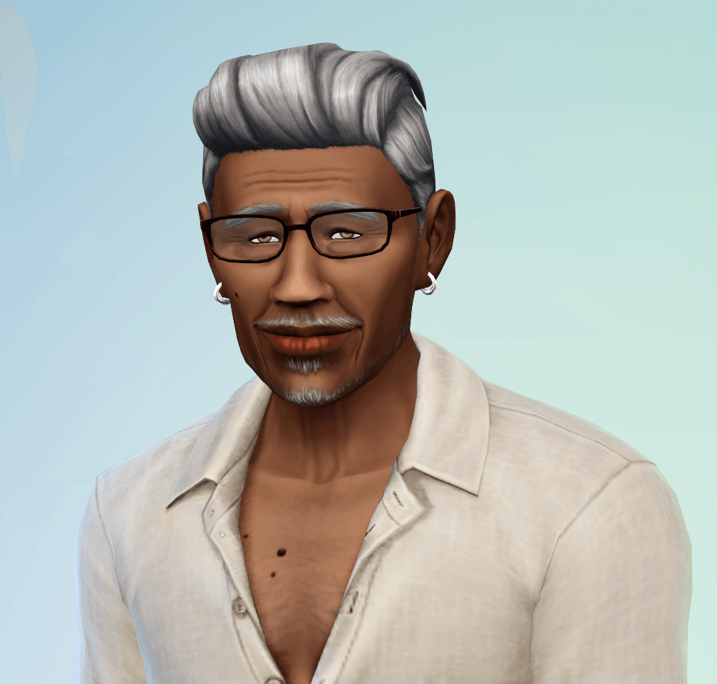 Elder Archaeologist Professor Sim - NO CC - The Sims 4 Sims ...