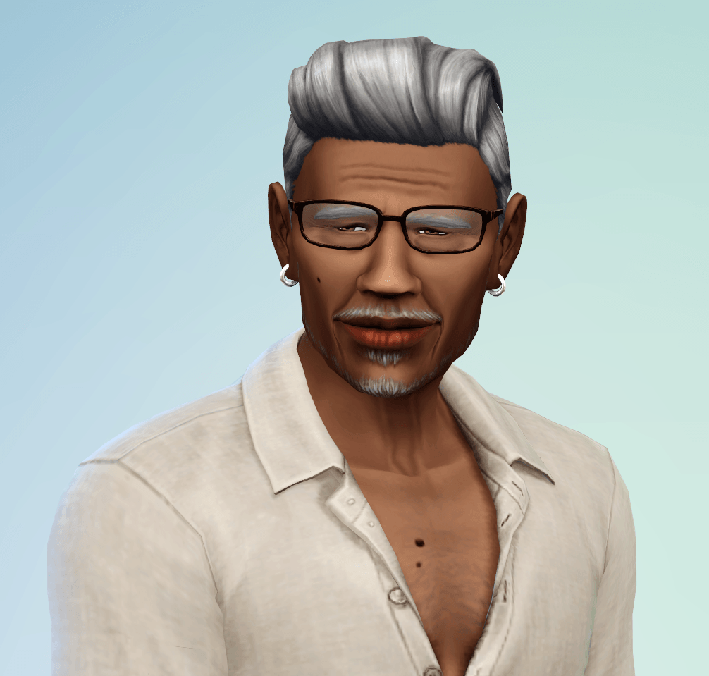 Elder Archaeologist Professor Sim - NO CC - The Sims 4 Sims ...