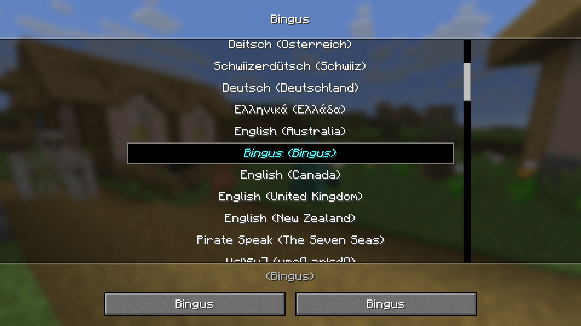 Bingus Language - Minecraft Resource Packs - CurseForge