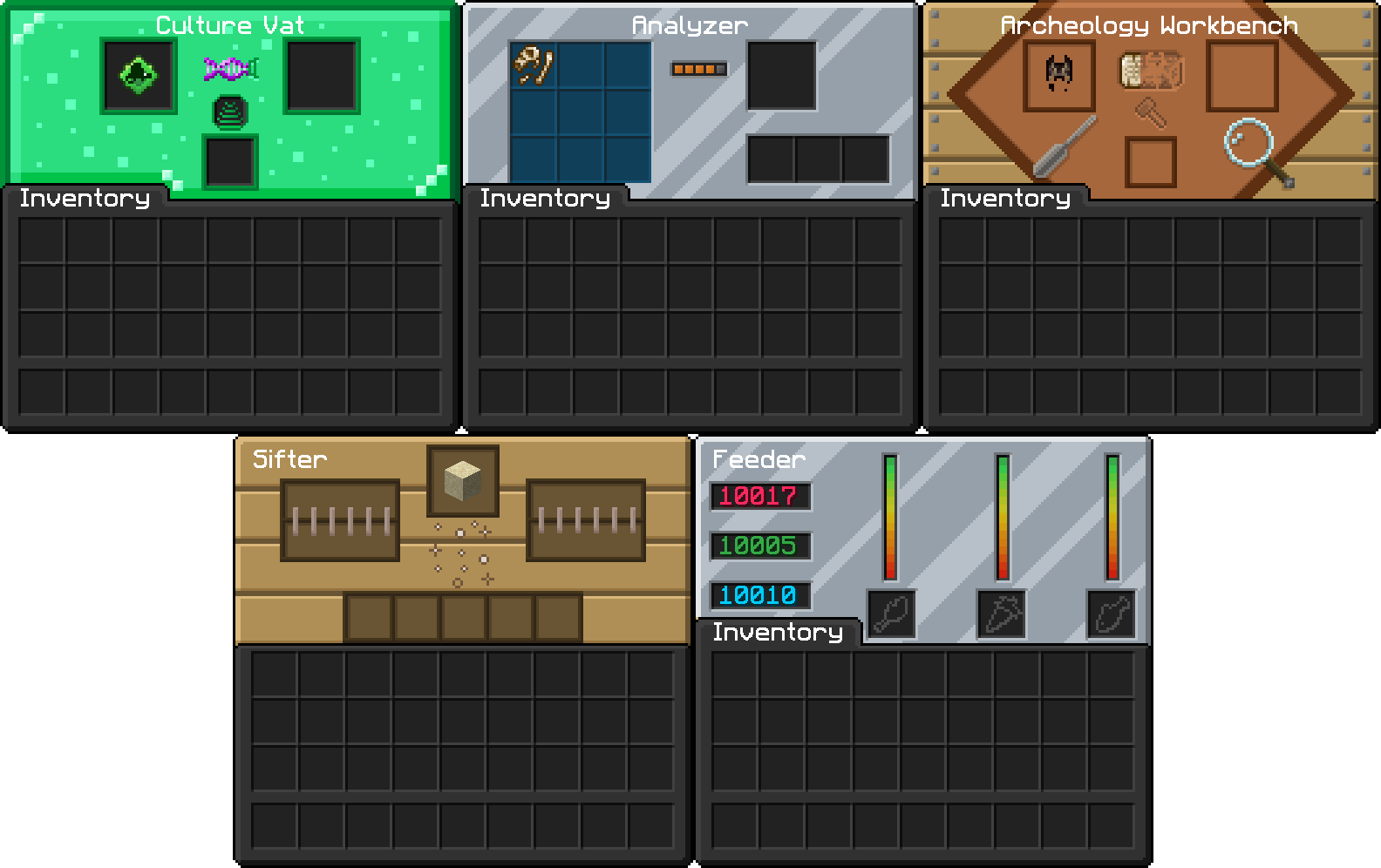 Colorful Containers Fossils and Archeology - Minecraft Resource Packs ...