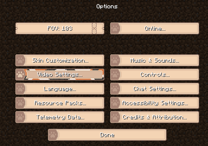 Calico Cat HUD - Gallery - Minecraft Resource Packs - CurseForge