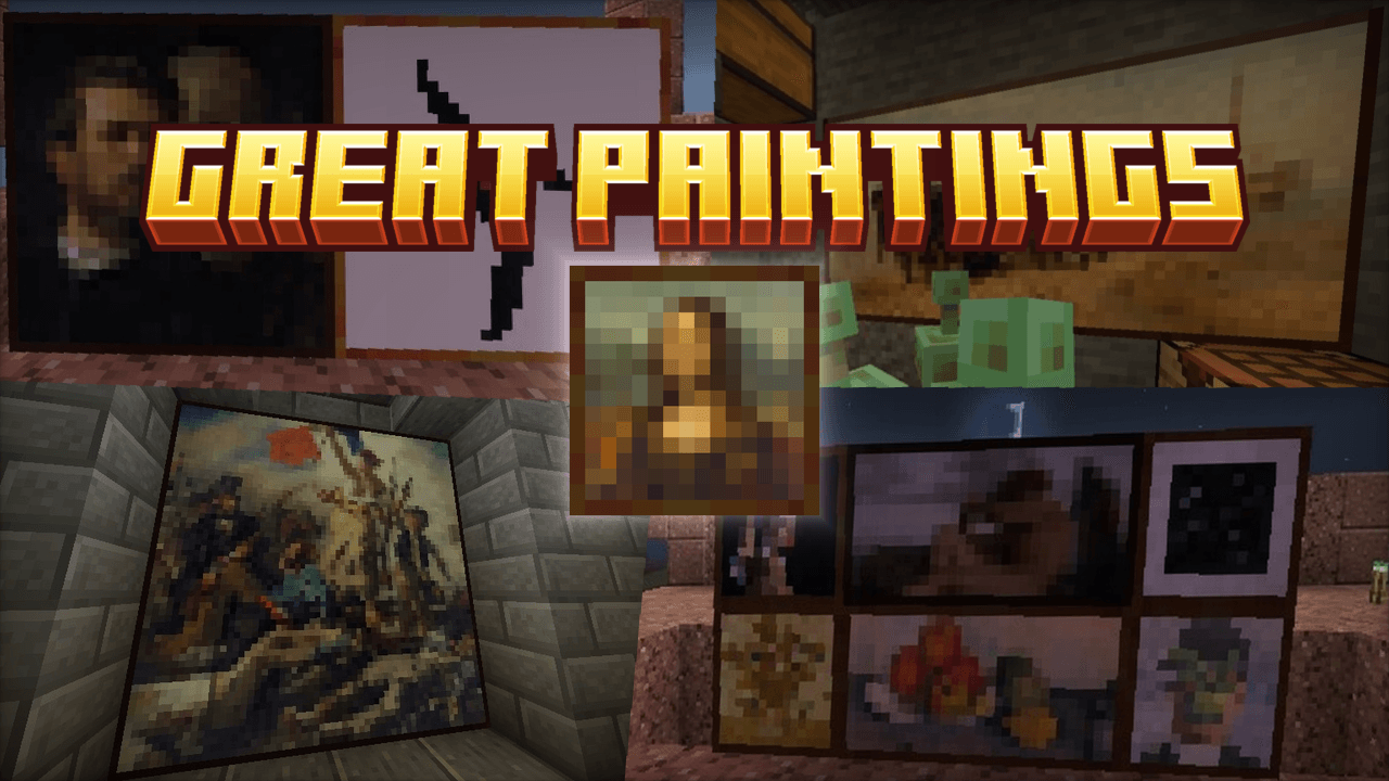 Great Paintings - Gallery - Minecraft Bedrock Texture Packs - CurseForge