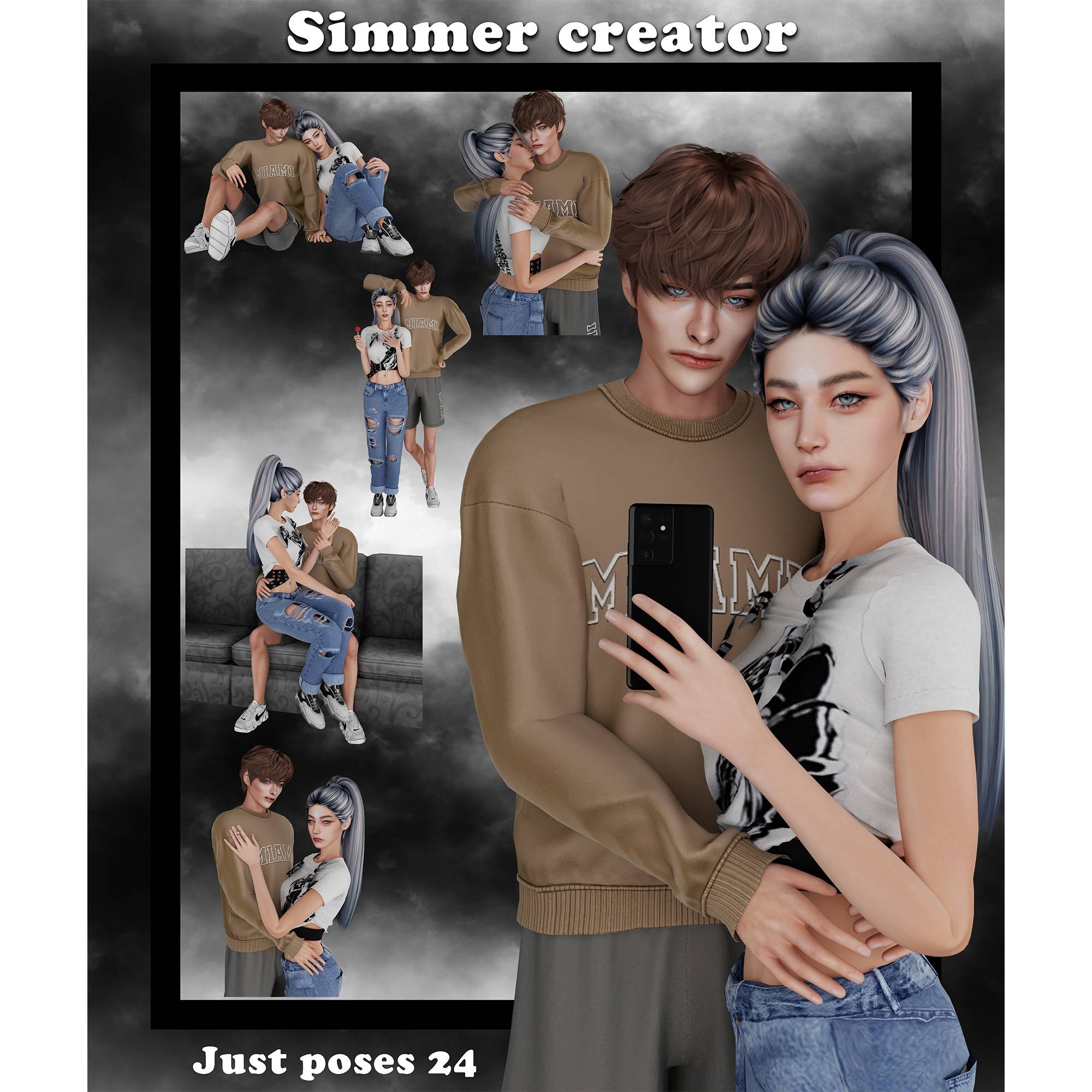Just poses 24 - The Sims 4 Mods - CurseForge