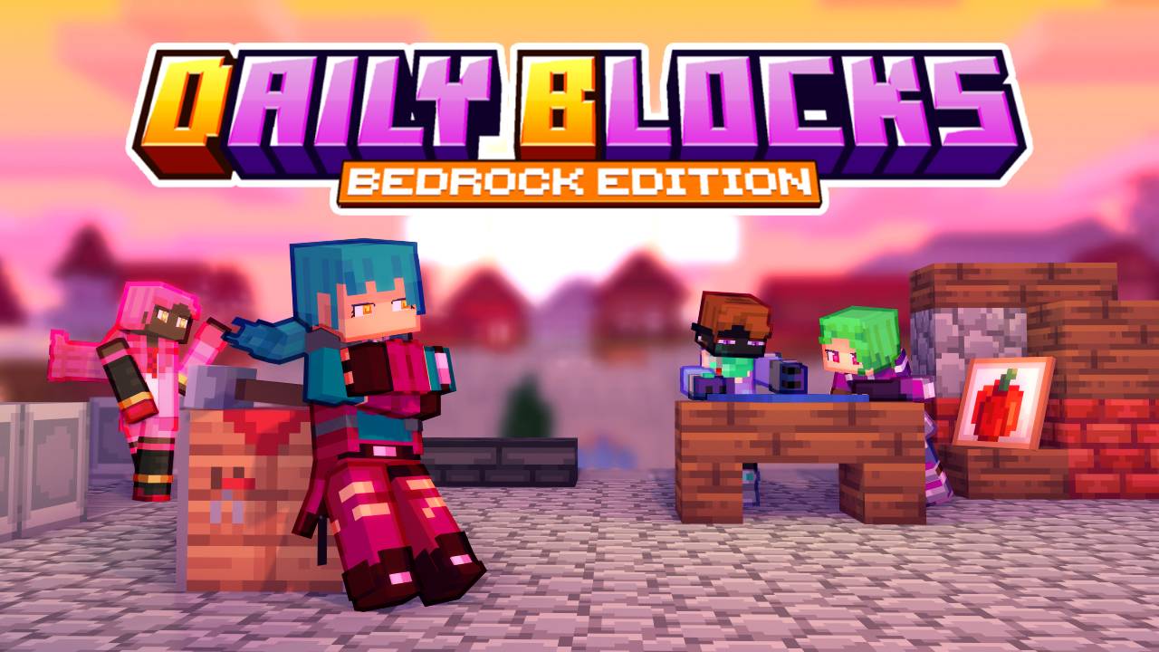 DAILY BLOCKS - Bedrock Edition - Gallery - Minecraft Bedrock Texture Packs - CurseForge