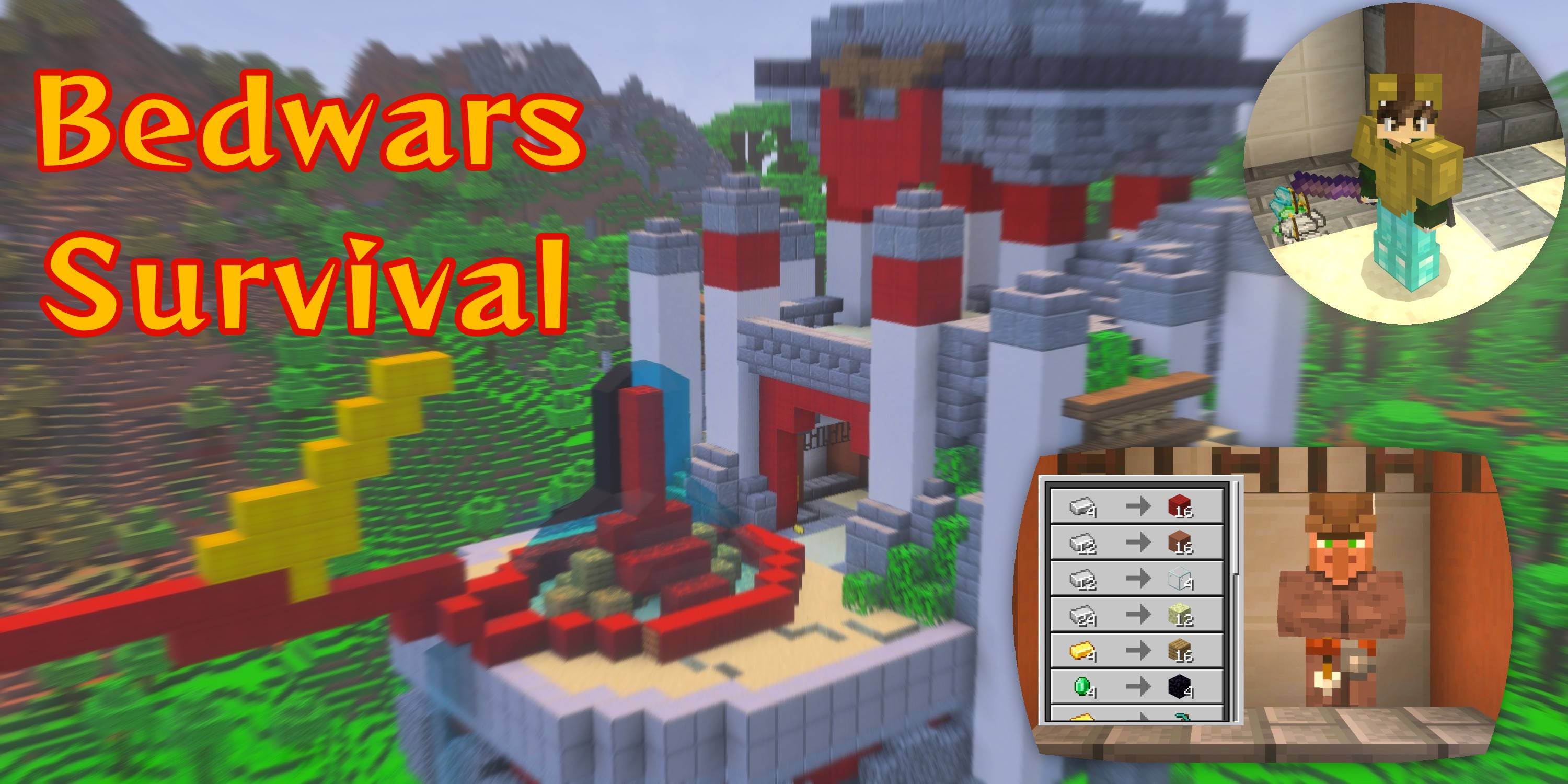 Bedwars or Survival? - KeepInventory & Achievements Enabled - Gallery - Minecraft Bedrock Maps ...