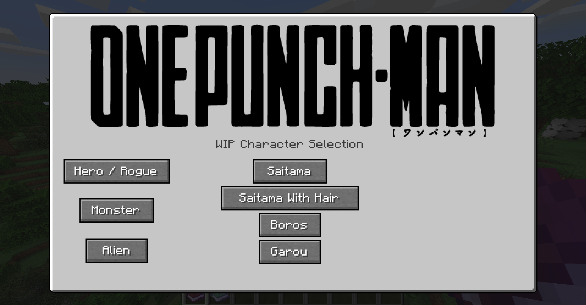 Flo's OPM | One Punch Man Mod - Minecraft Mods - CurseForge