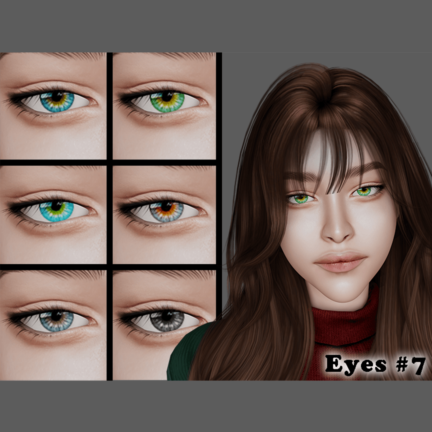 (SC) - Eyes #7 - The Sims 4 Create a Sim - CurseForge