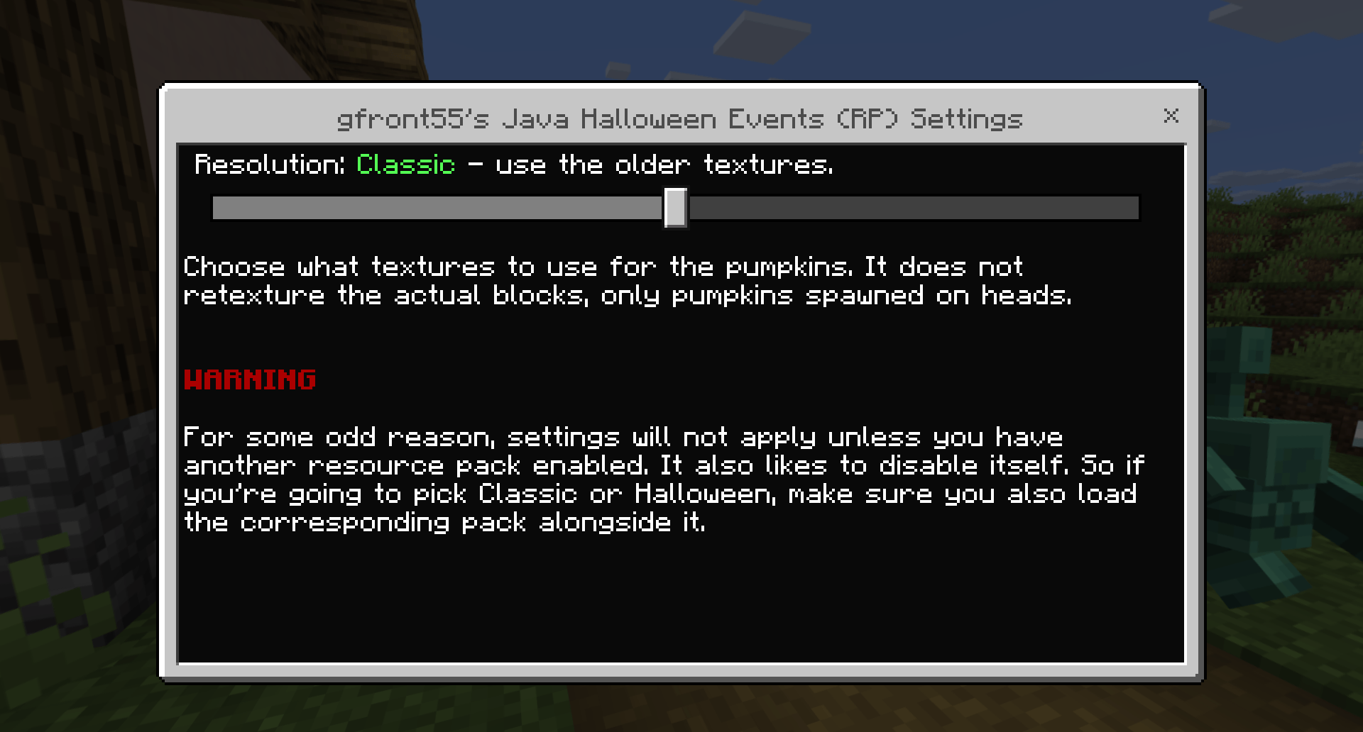 gfront55's Java Halloween - Minecraft Bedrock Addons - CurseForge