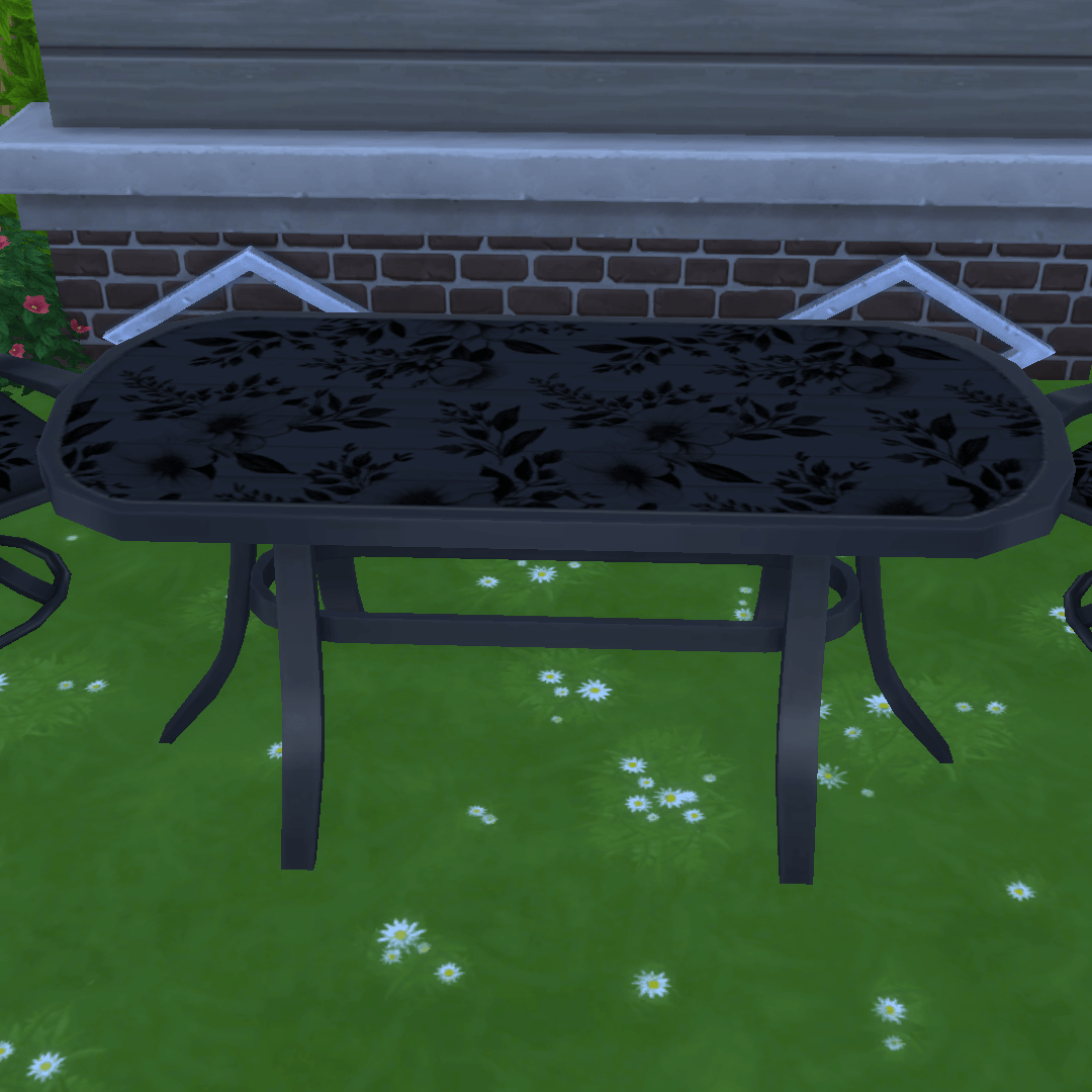 Your yard or mine outdoor table - Gallery - The Sims 4 Build / Buy ...