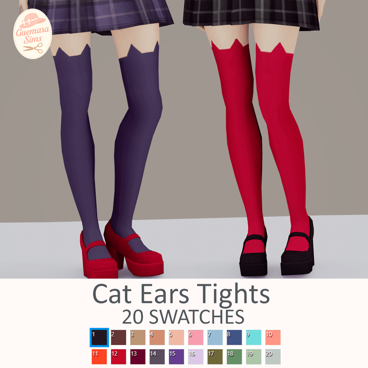 Cat Ears Tights - The Sims 4 Create a Sim - CurseForge