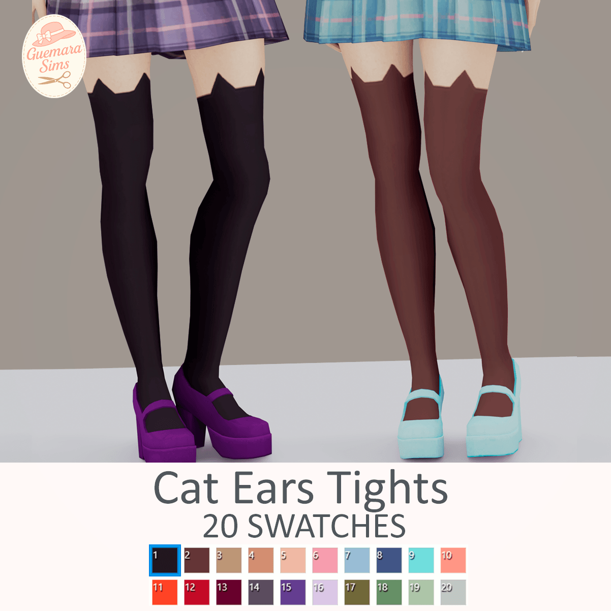 Cat Ears Tights - The Sims 4 Create a Sim - CurseForge