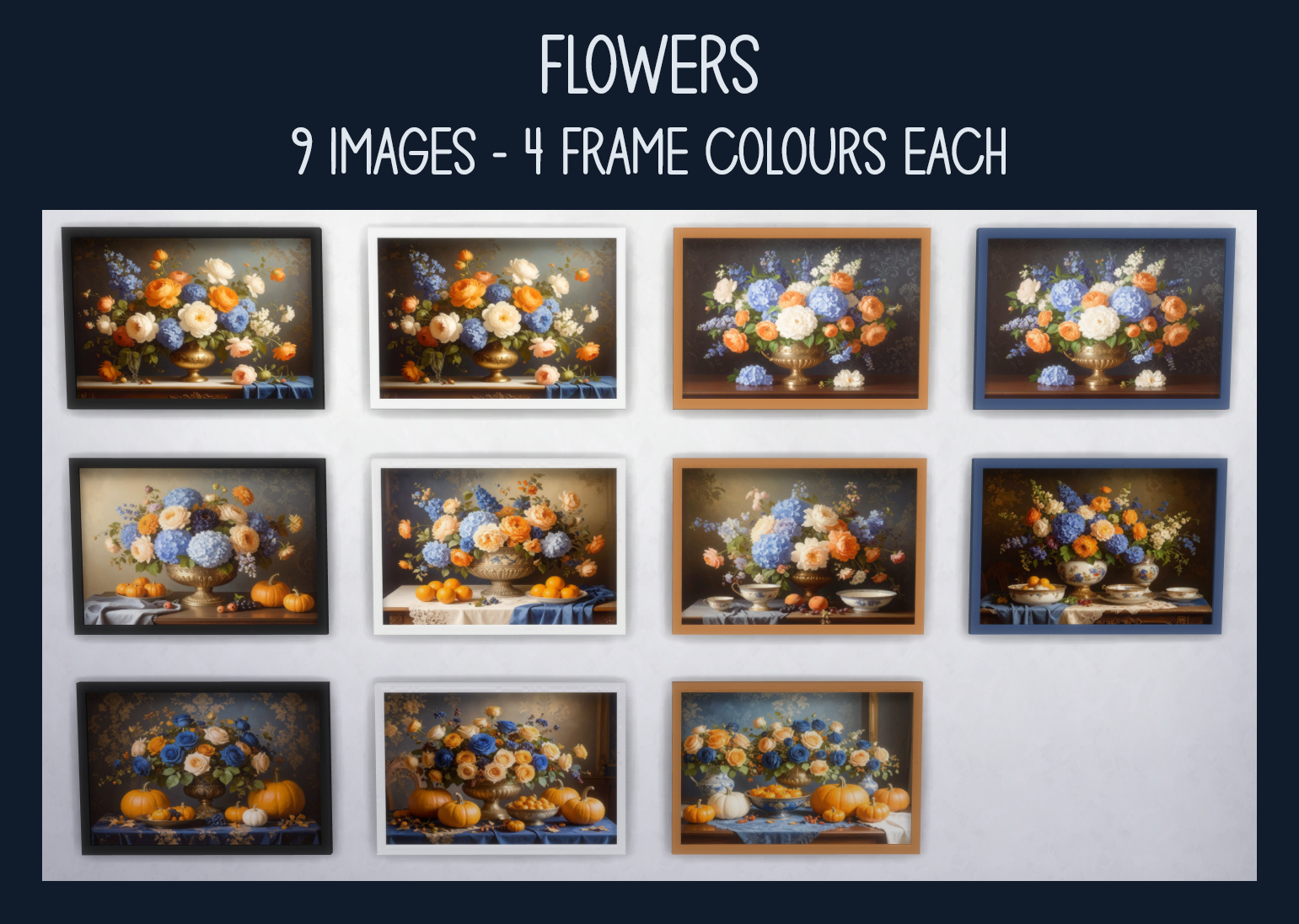 Blue and Orange - Buy Mode Collection - Gallery - The Sims 4 Build ...