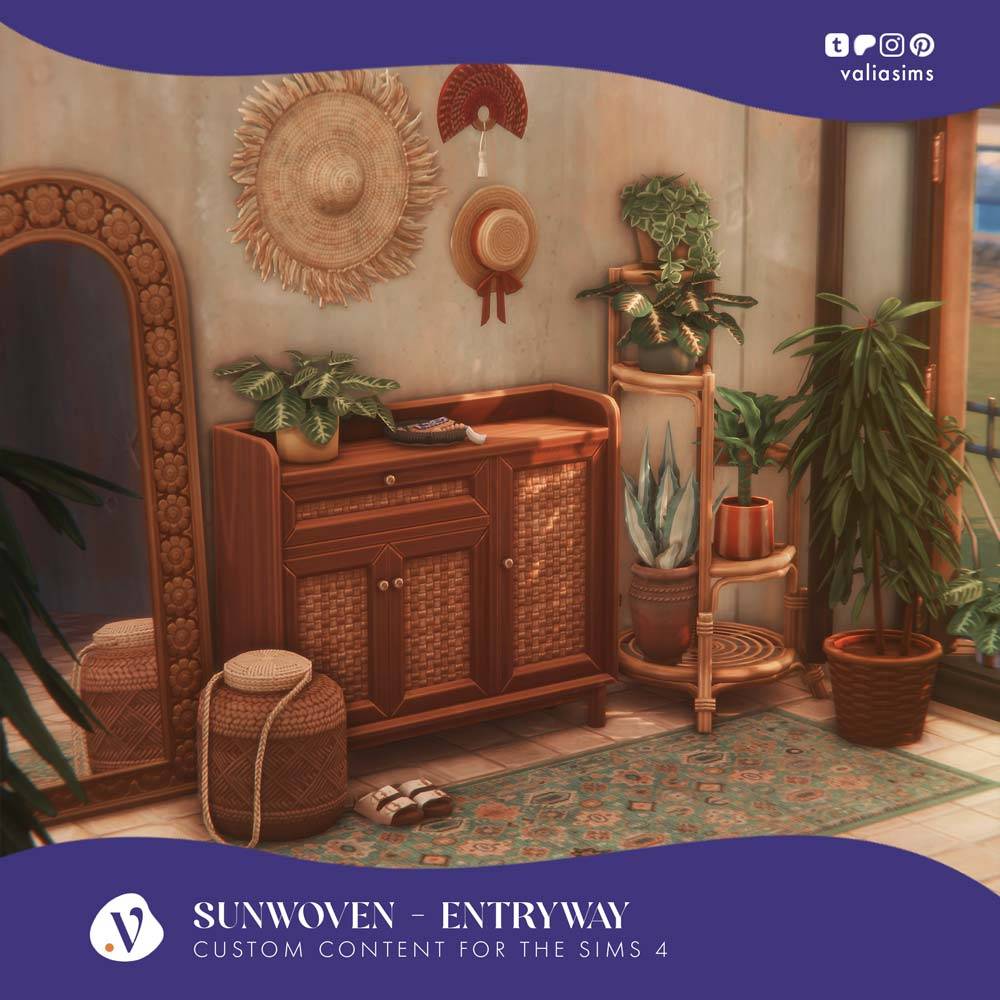 Sunwoven - Entryway - Gallery - The Sims 4 Build / Buy - CurseForge