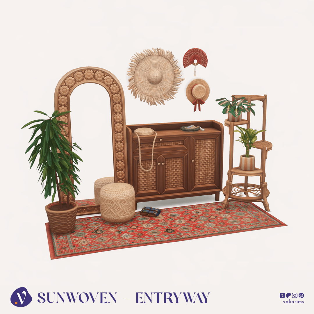 Sunwoven - Entryway - Gallery - The Sims 4 Build / Buy - CurseForge