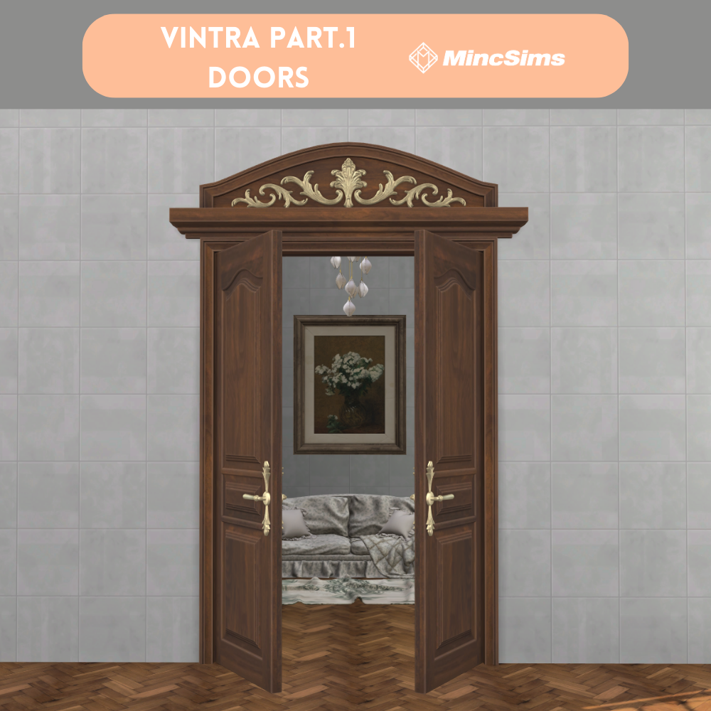 Vintra Part.1 - Double Doors - Gallery - The Sims 4 Build / Buy ...
