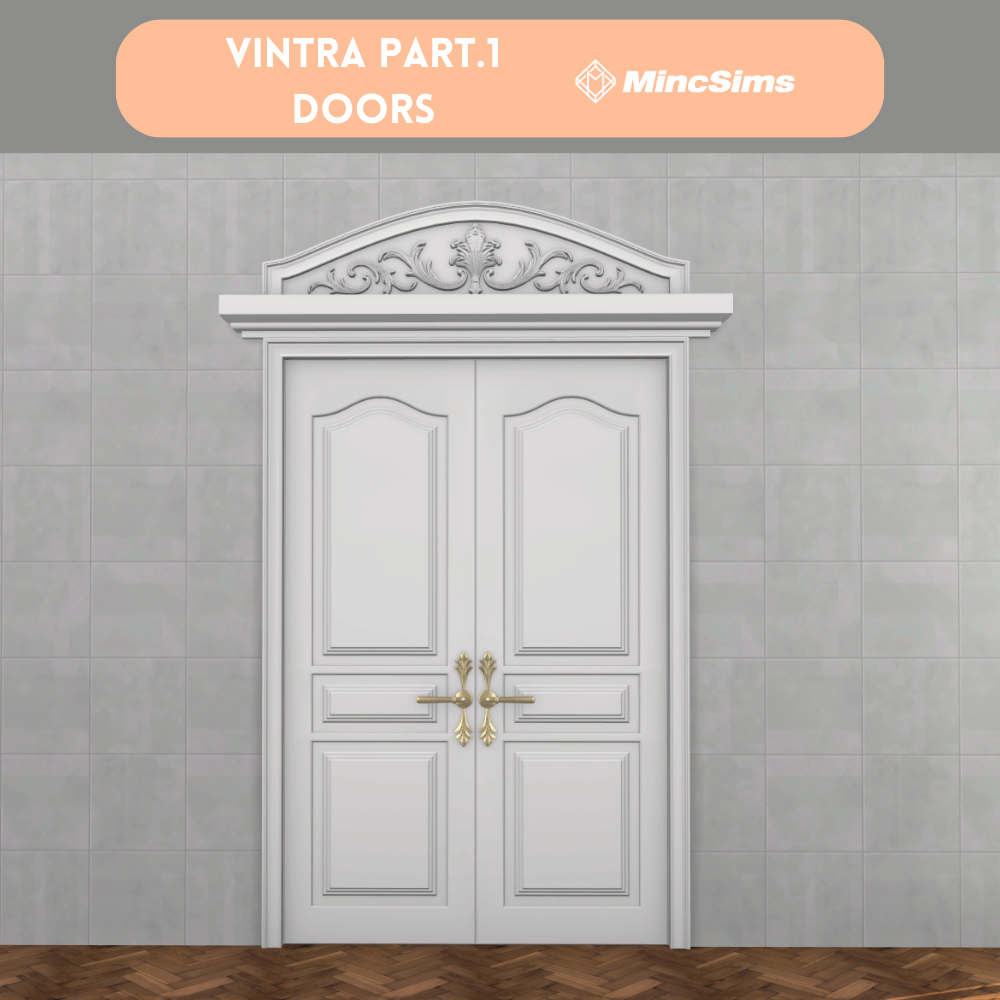 Vintra Part.1 - Double Doors - Gallery - The Sims 4 Build / Buy ...