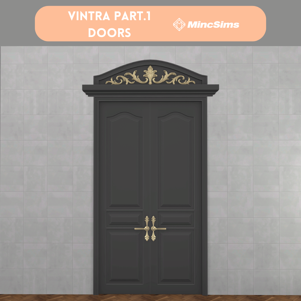 Vintra Part.1 - Double Doors - Gallery - The Sims 4 Build / Buy ...
