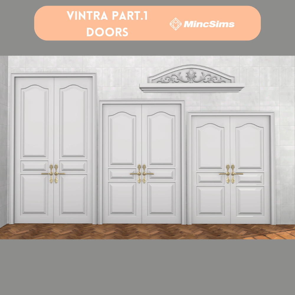 Vintra Part.1 - Double Doors - Gallery - The Sims 4 Build / Buy ...
