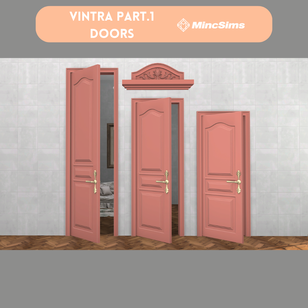 Vintra Part.1 - Single Doors - Gallery - The Sims 4 Build / Buy ...