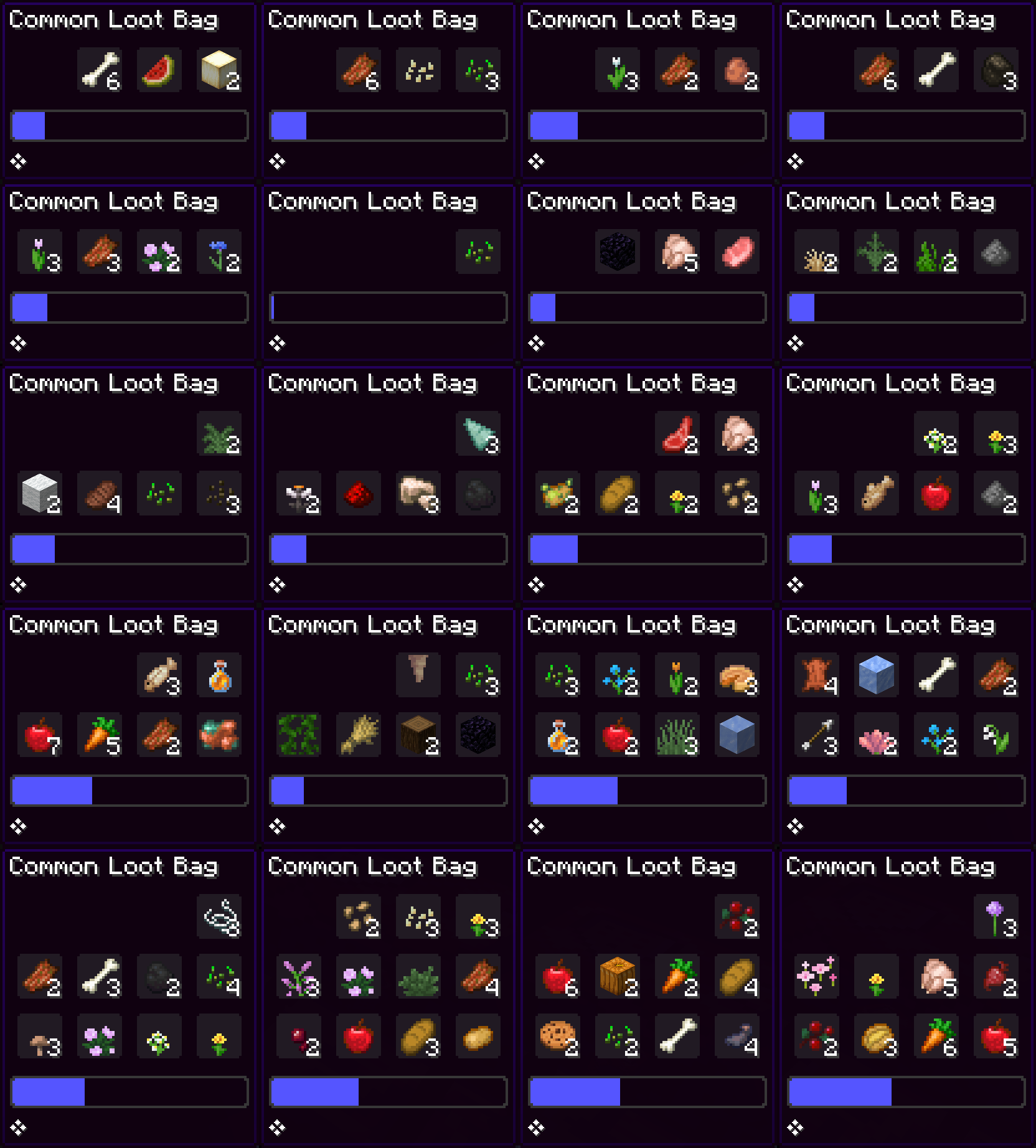 Vanilla Loot Bags - Gallery - Minecraft Data Packs - CurseForge
