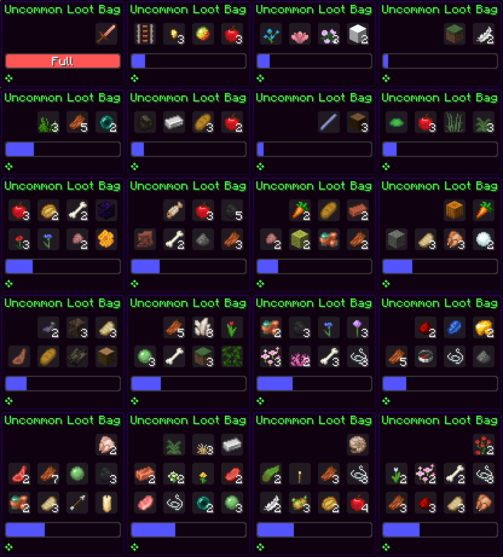 Vanilla Loot Bags - Gallery - Minecraft Data Packs - CurseForge