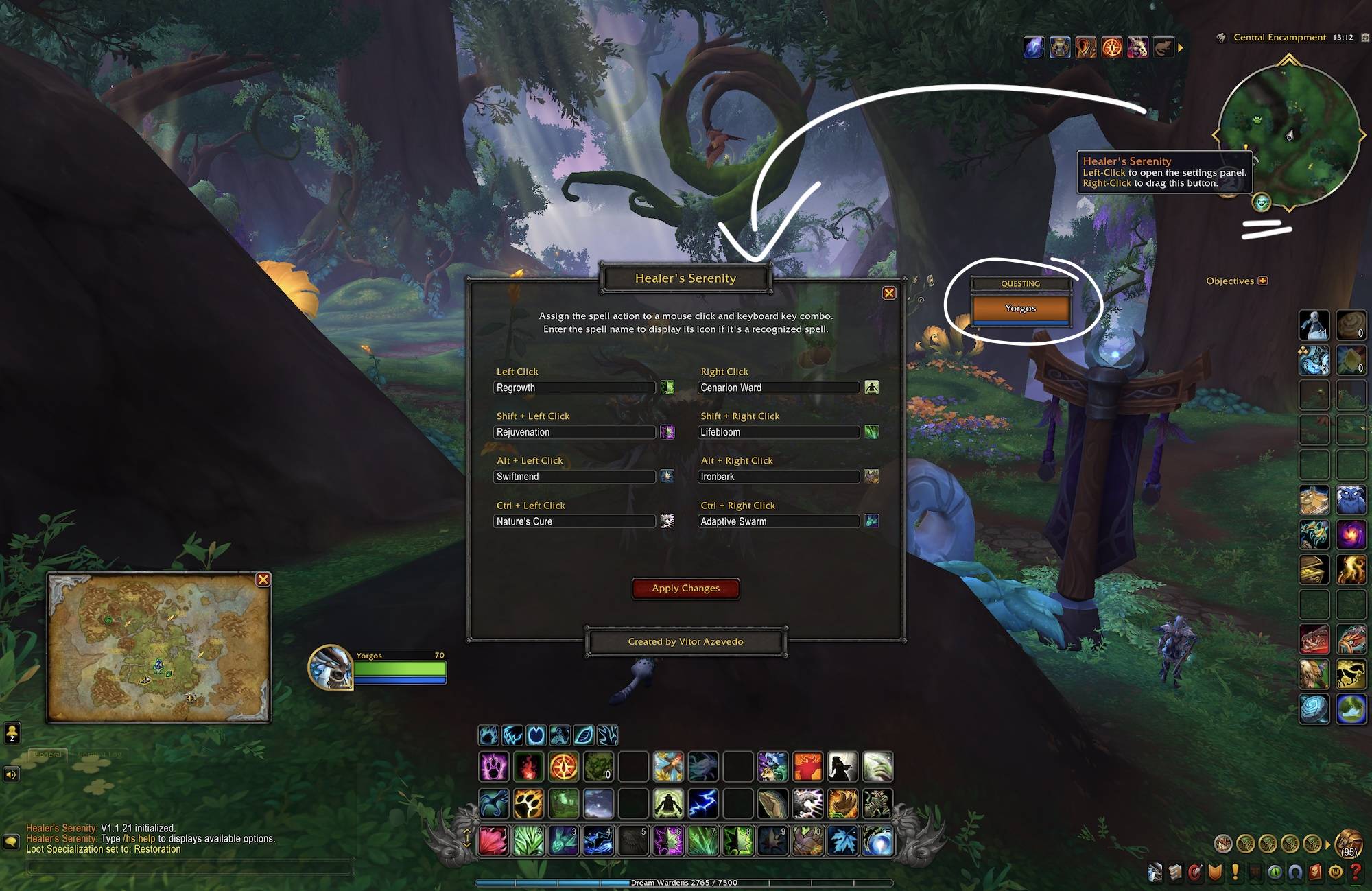 Healer's Serenity - World of Warcraft Addons - CurseForge