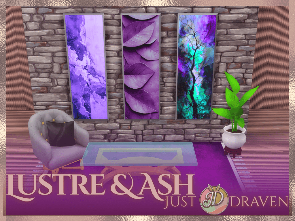 Lustre & Ash Canvas Collection - The Sims 4 Build / Buy - CurseForge