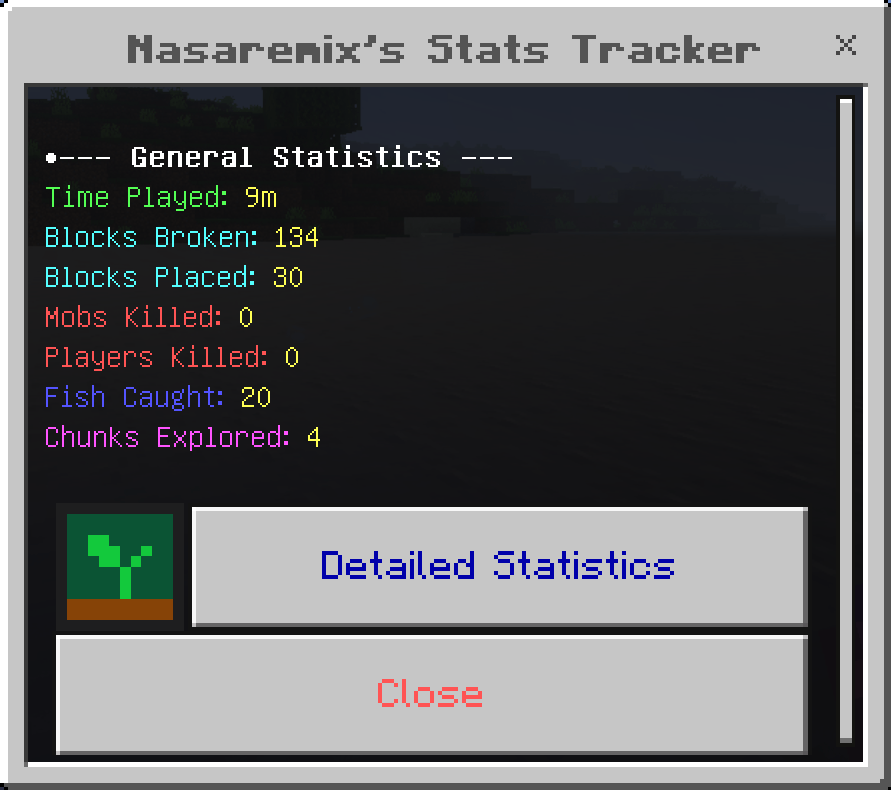 [Realm compatible]Time played + Stats tracker V2 - Minecraft Bedrock Scripts - CurseForge