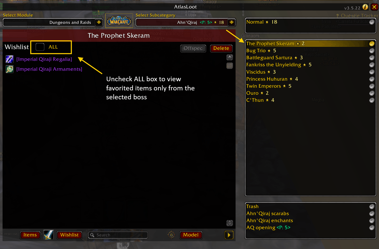 AtlasLoot Wishlist - World of Warcraft Addons - CurseForge
