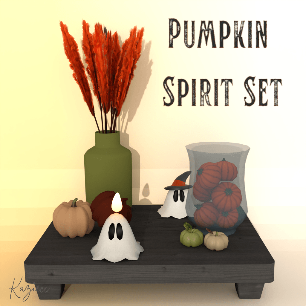 Kaziecc ~ Pumpkin spirit candle set - The Sims 4 Build / Buy - CurseForge