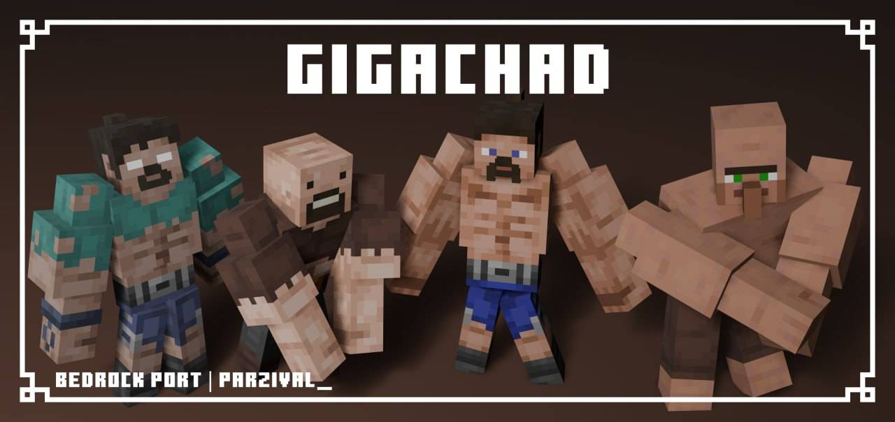 gigachad - Minecraft Bedrock Texture Packs - CurseForge