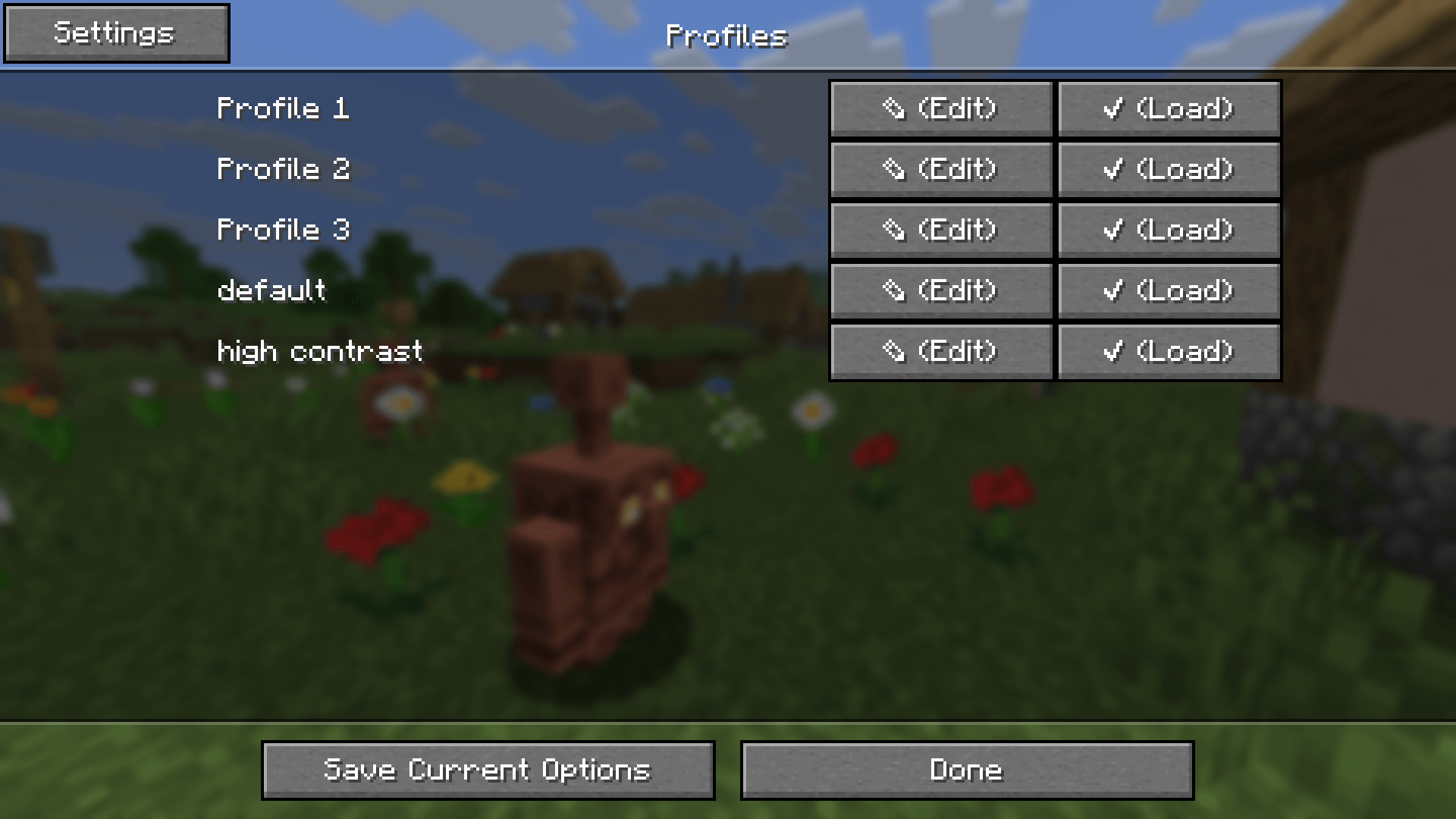 Options Profiles - Minecraft Mods - CurseForge
