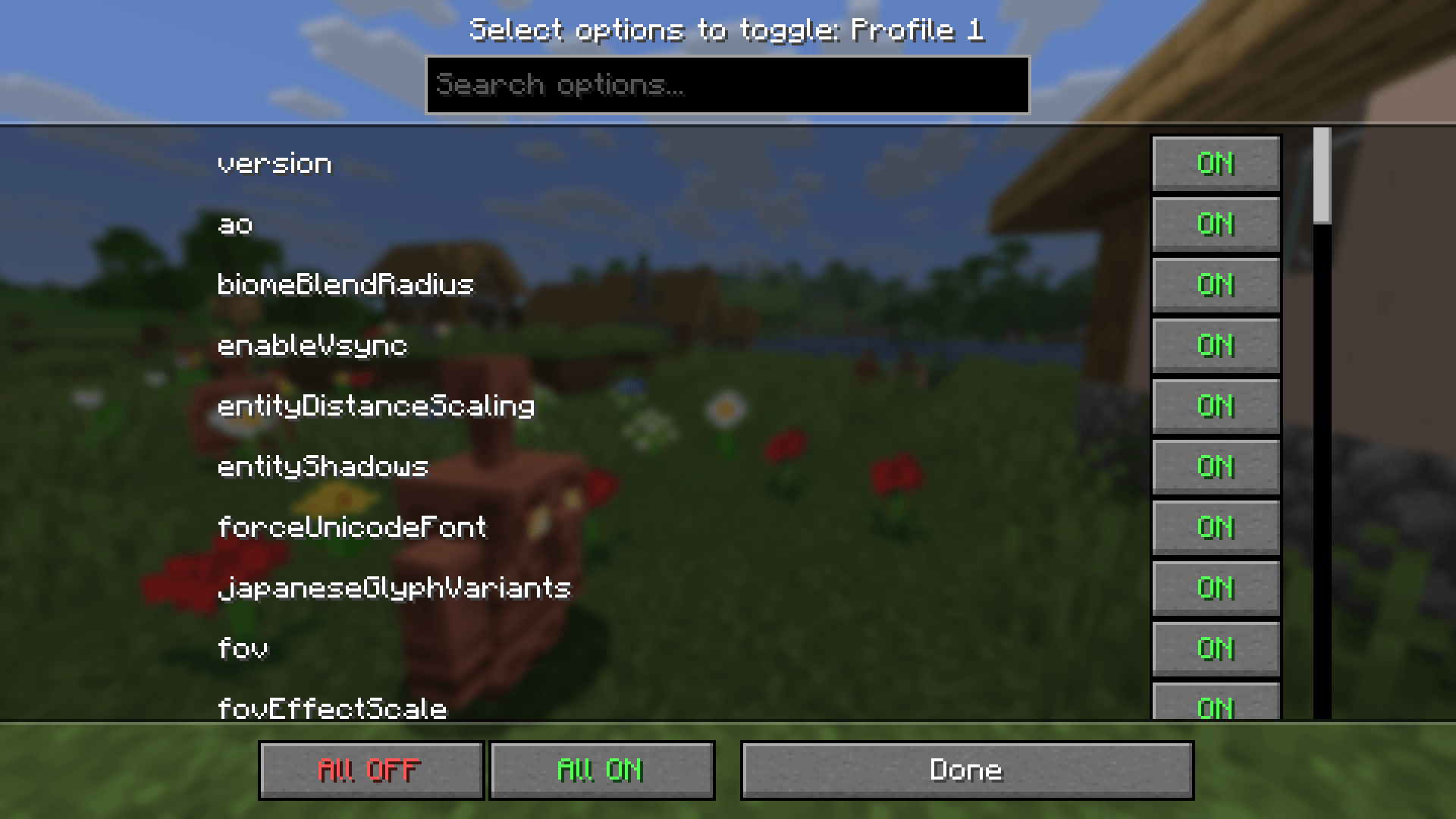 Options Profiles - Minecraft Mods - CurseForge