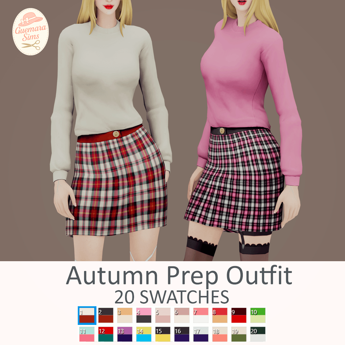 Autumn Prep Outfit - Gallery - The Sims 4 Create a Sim - CurseForge