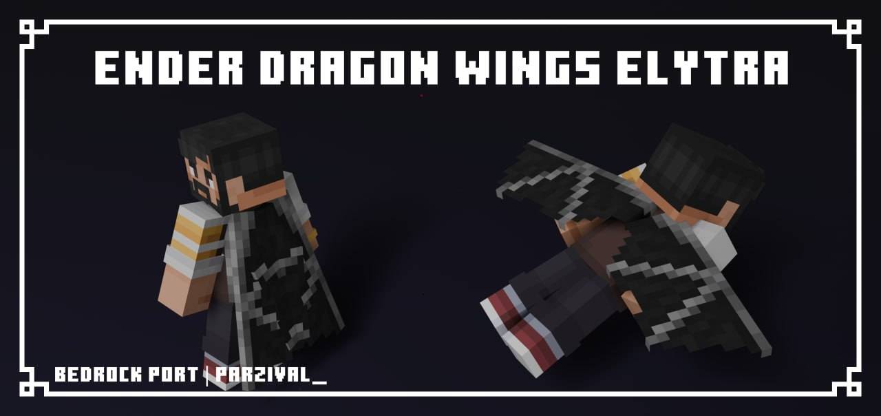 Ender Dragon Wings Elytra - Gallery - Minecraft Bedrock Texture Packs - CurseForge