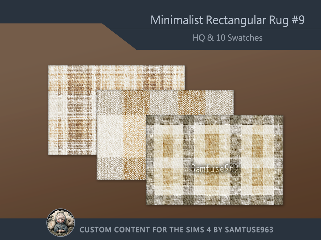 Minimalist Rectangular Dance Rug #9 Samtuse963 - The Sims 4 Build / Buy ...