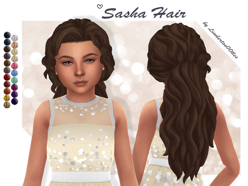 Sasha Hair [Child] - Gallery - The Sims 4 Create a Sim - CurseForge