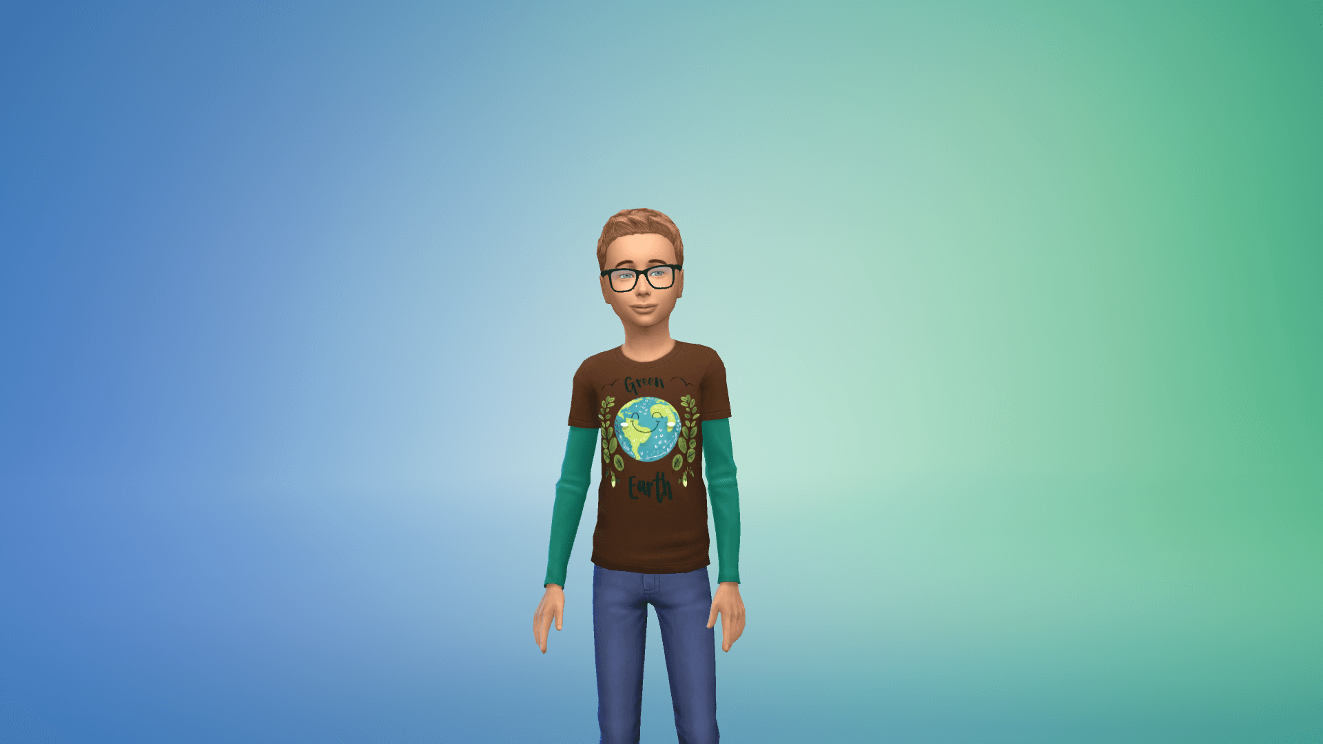 🌍 Green Earth Graphic Tee - The Sims 4 Create a Sim - CurseForge