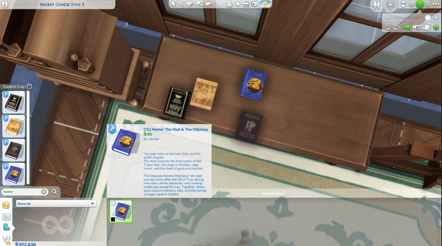 [IS] Homer: The Iliad & The Odyssey - The Sims 4 Build / Buy - CurseForge