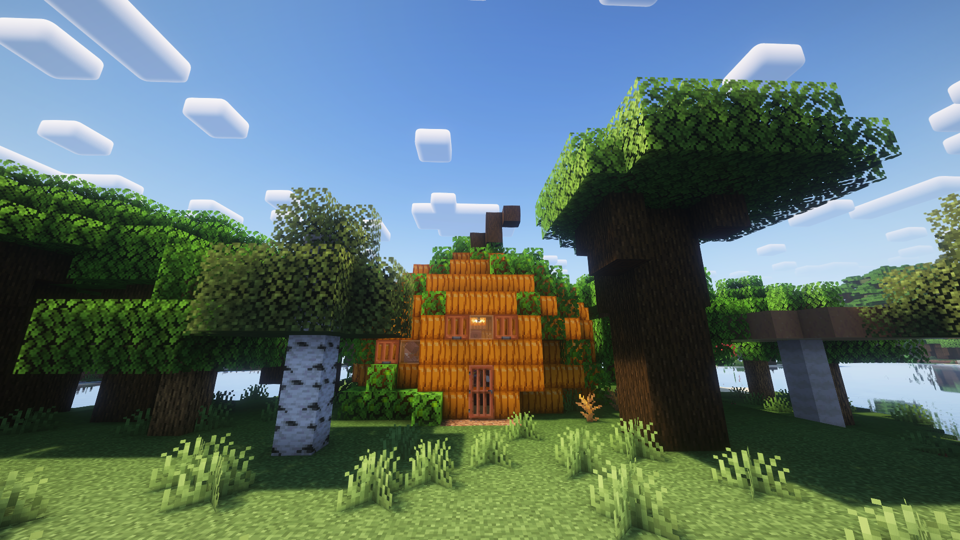 Villager Pumpkin House Minecraft Mod