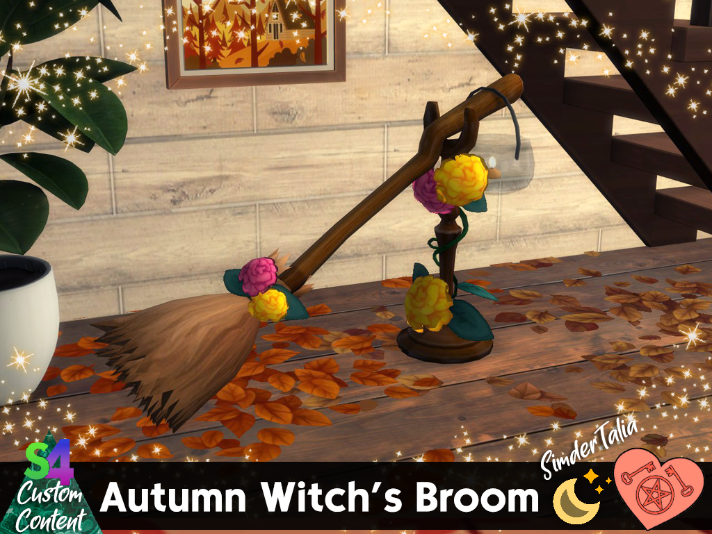 Autumn Witch's Broom - Gallery - The Sims 4 Build / Buy - CurseForge
