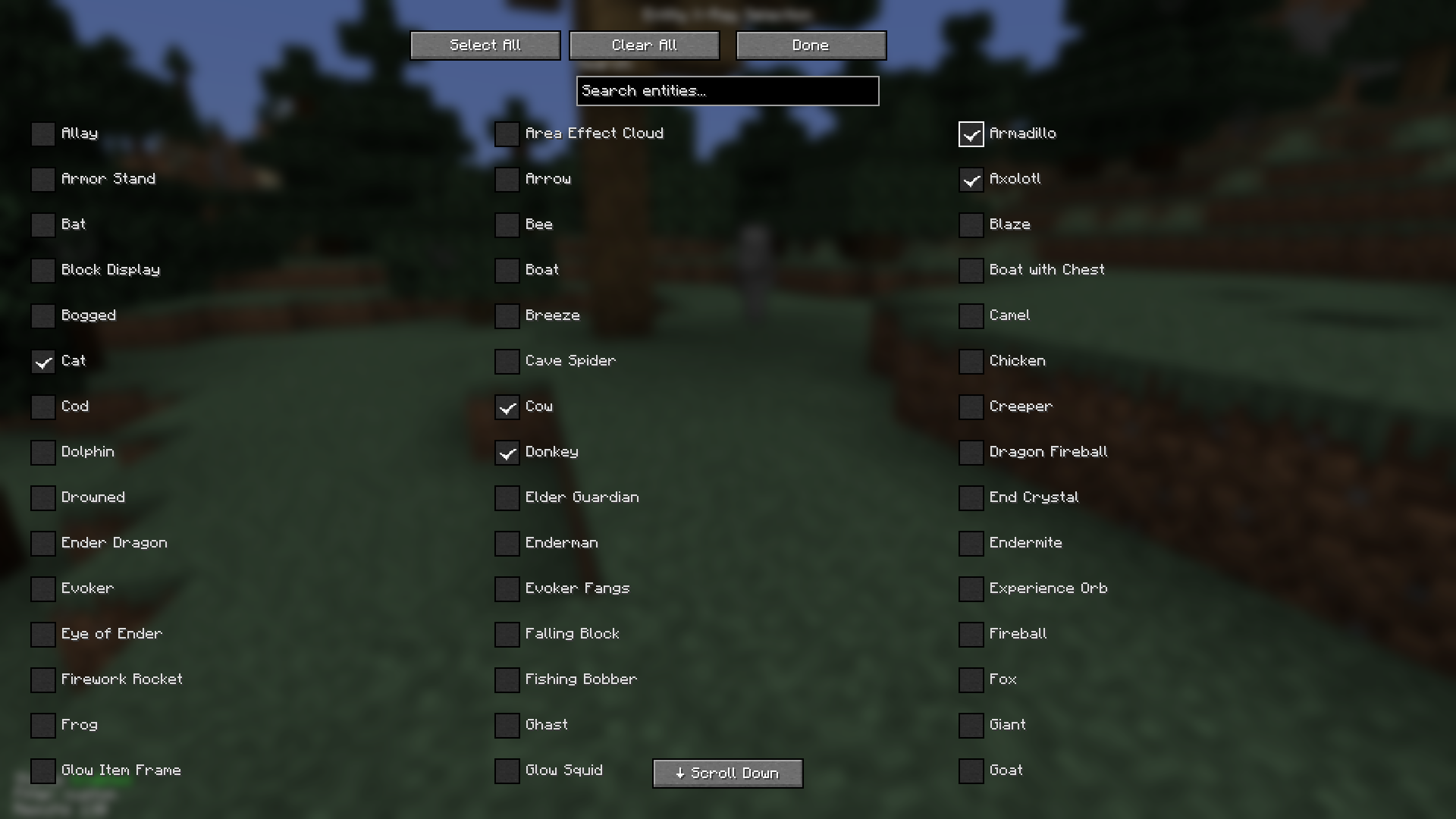 (Fabric/Quilt) EntityXray - Find Any Mob/Players - Gallery - Minecraft Mods - CurseForge
