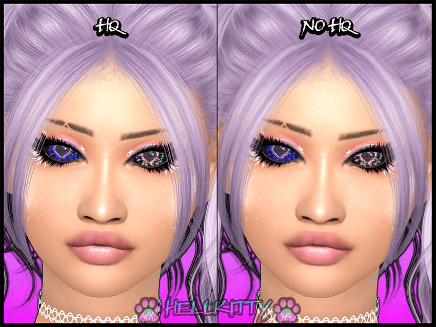 Fantasy Eyes N6 - In Love (Heterochromia) - The Sims 4 Create a Sim ...