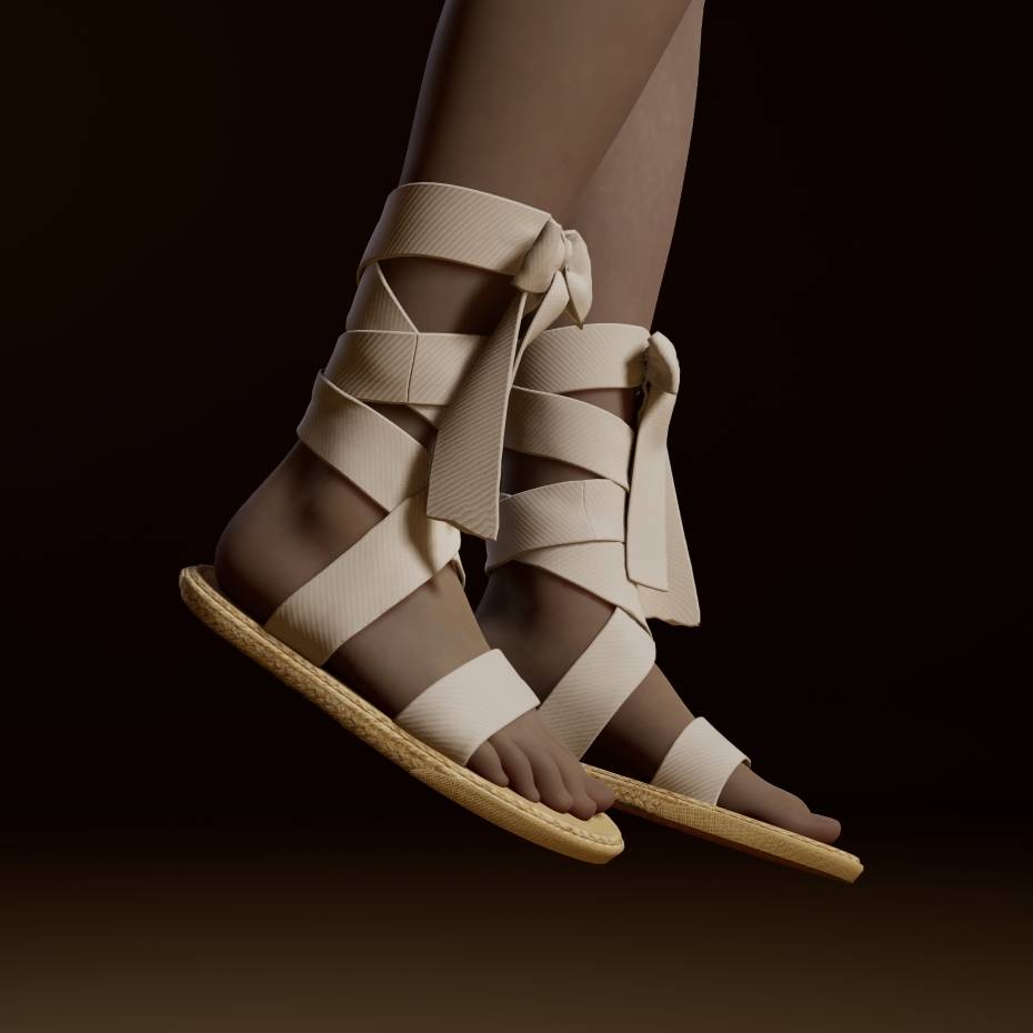 👠 Ribbon Wrap Sandals - inZOI Create a Zoi - CurseForge