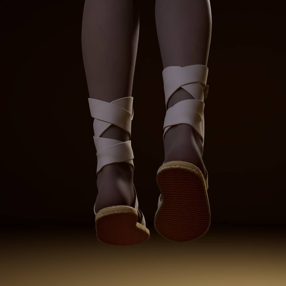 👠 Ribbon Wrap Sandals - inZOI Create a Zoi - CurseForge