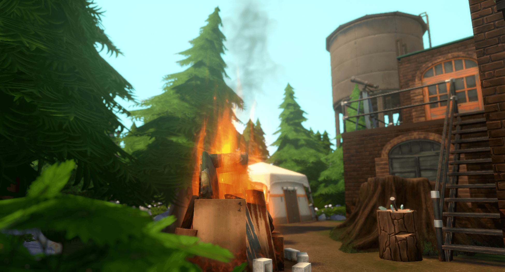 Scavenger's Hideout | Werewolves | No CC - Gallery - The Sims 4 Rooms ...